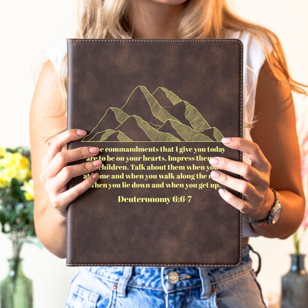 Personalized Journal Bible Quote - Etsy