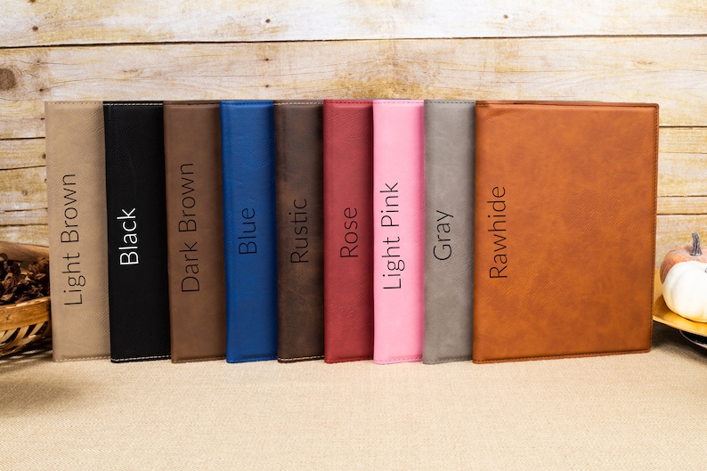 Personalized Leather Padfolio Custom Leather Portfolio - Etsy