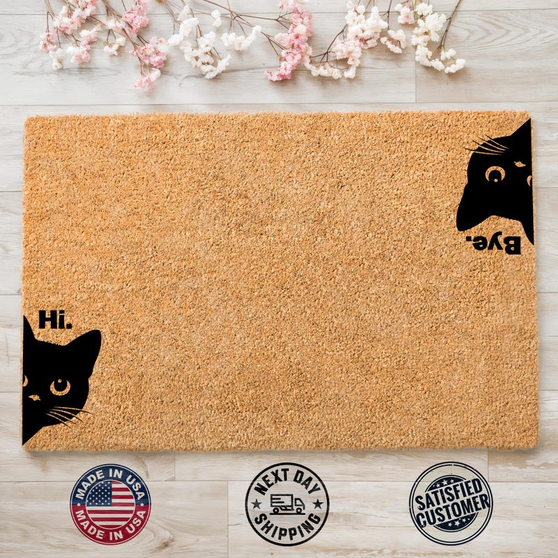 Cat Door Mats Outdoor - Etsy