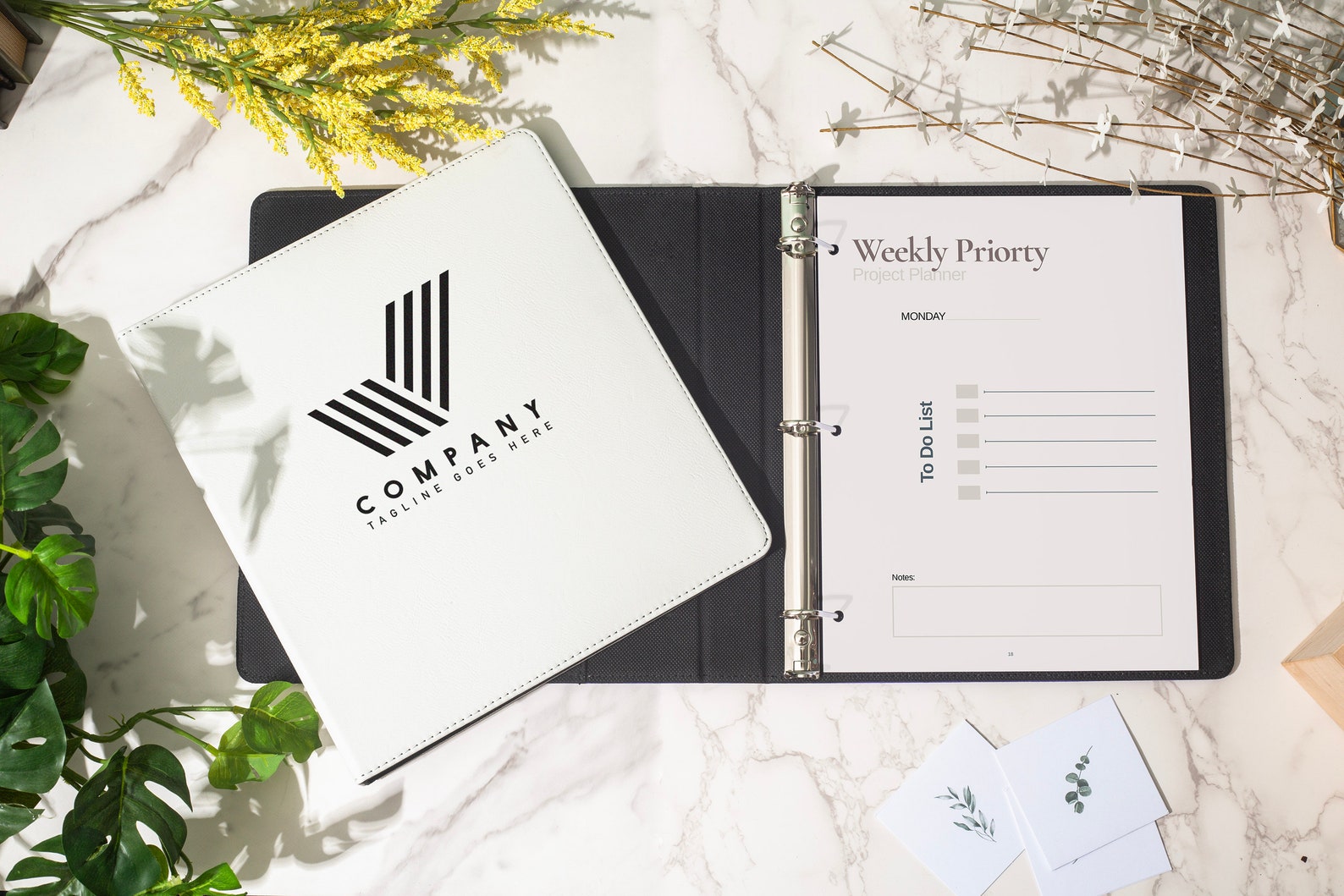 Custom Weekly Planner Binder, Weekly and Monthly Planner, Leather ...