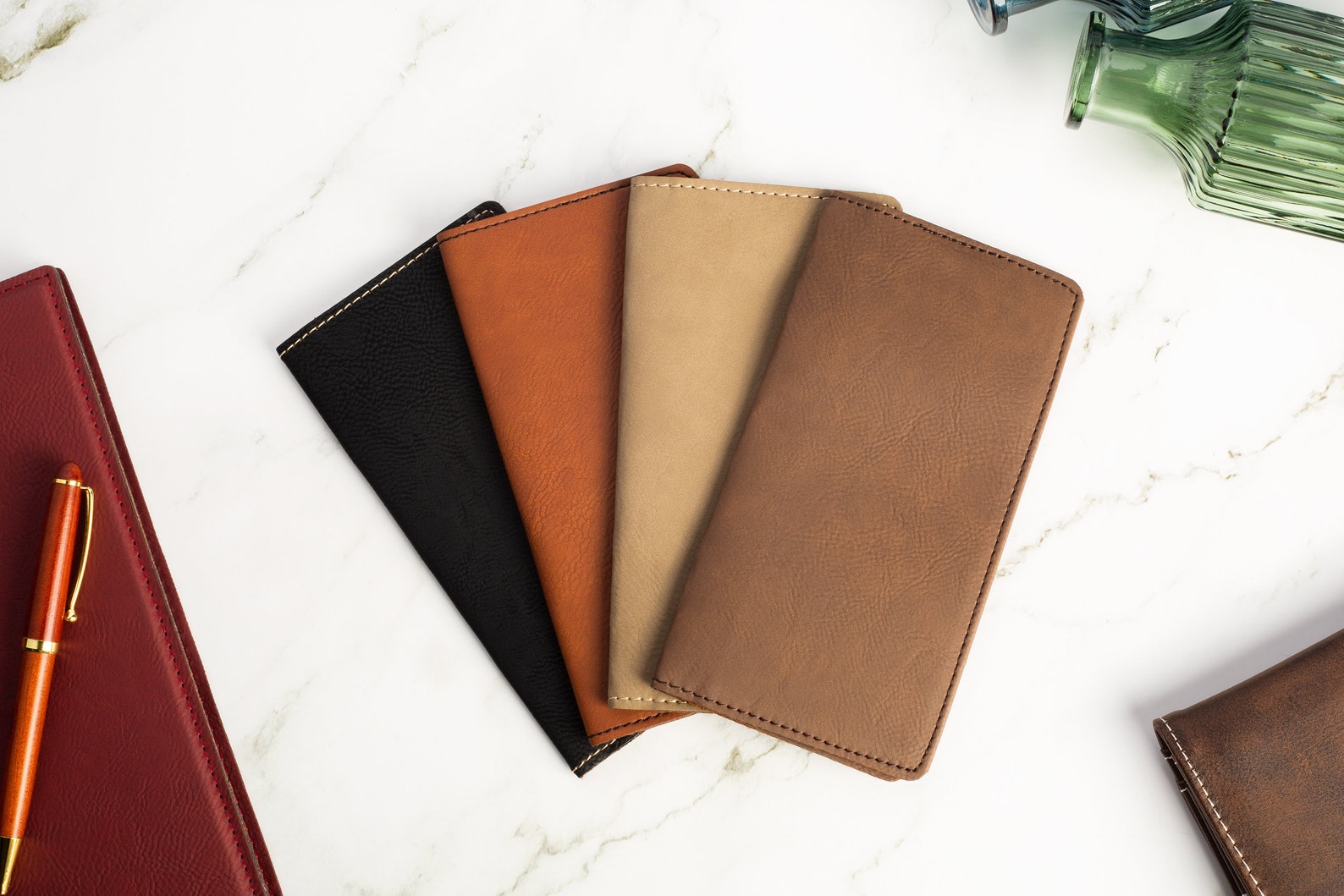 Personalized Checkbook Cover Leather Checkbook Cover Slim - Etsy