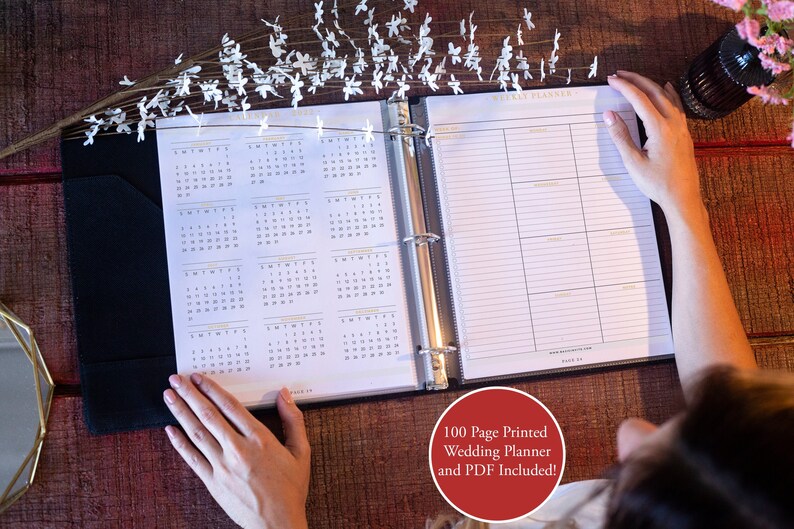 Personalized Wedding Planner 3-ring Binder Wedding Planner - Etsy