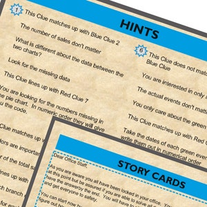 Escape Room Game Printable Office Escape Office Teams - Etsy