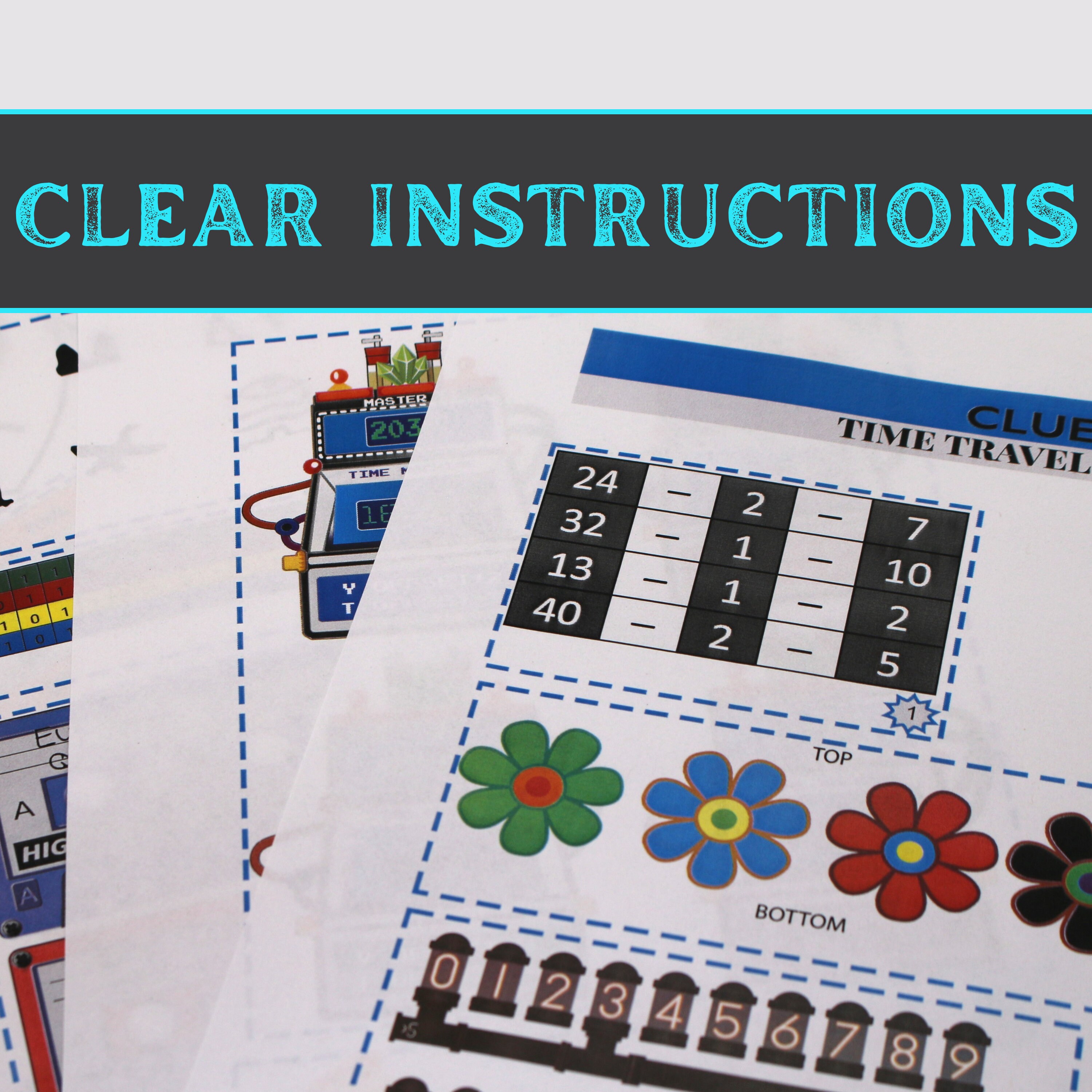 Escape Room Game Printable - Time Travel Escape - Office Teams, Adults ...