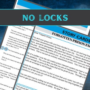 Escape Room Game Printable - Prison Escape - Office Teams, Adults ...