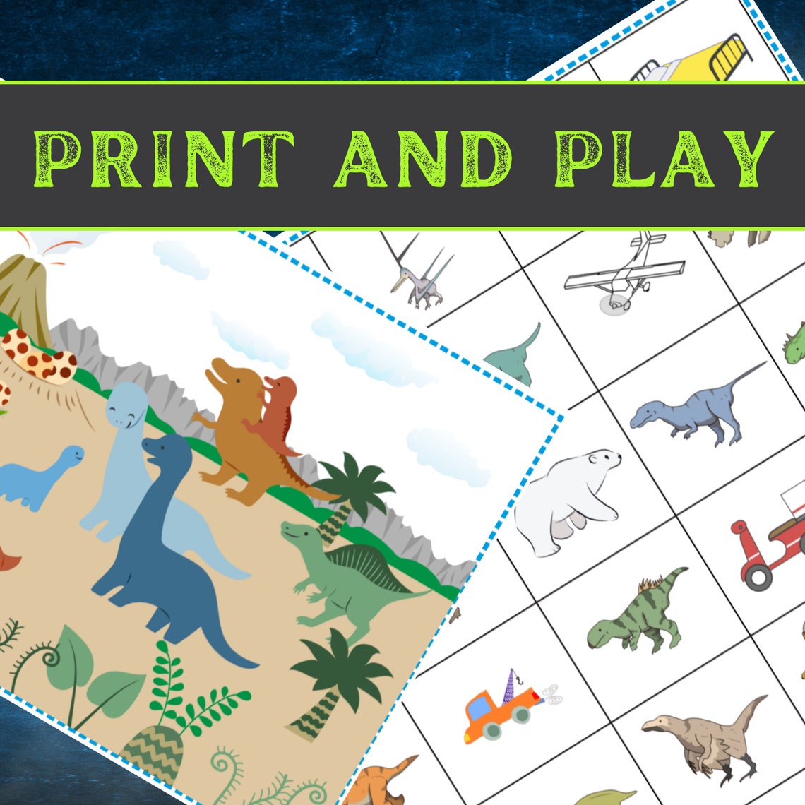 Kids Escape Room Game Printable Kit Dinosaur Escape DIY Party Game for ...