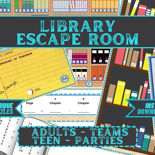 Escape Room Game Printable Abandoned Warehouse Office - Etsy