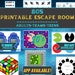 Escape Room Game Printable - Office Escape - Office Teams, Adults ...