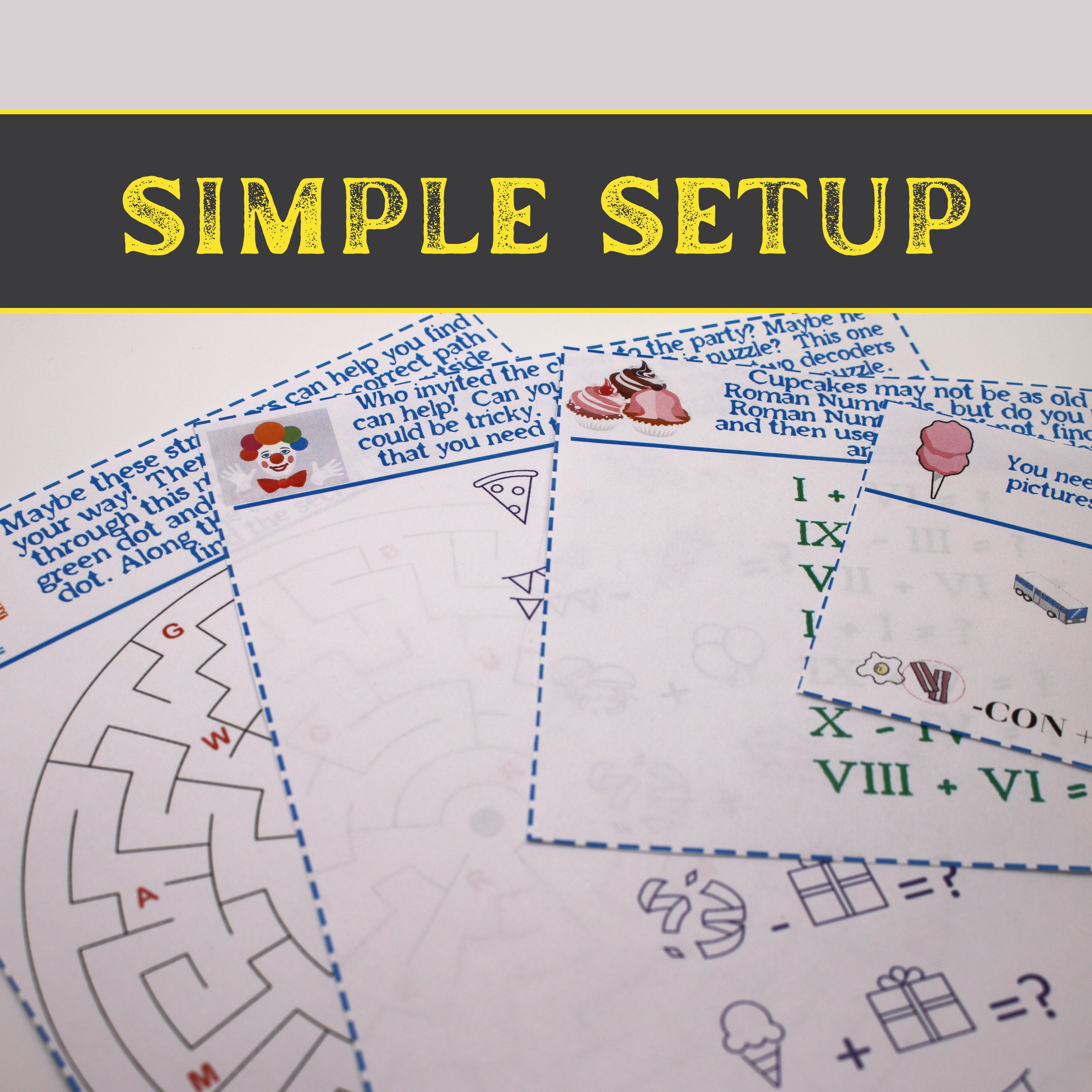 Kids Escape Room Game Printable Sweet Escape DIY Party Game for Ages 8 ...