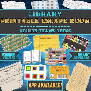 Escape Room Game Printable Abandoned Warehouse Office Teams, Adults ...
