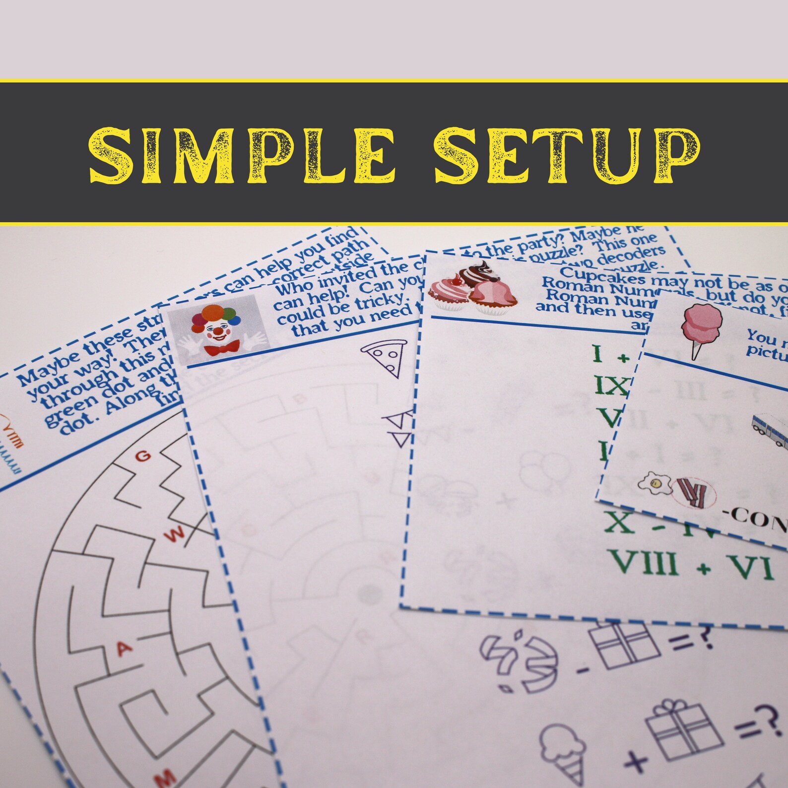 Kids Escape Room Game Printable - Party Escape - DIY Party Game for ...