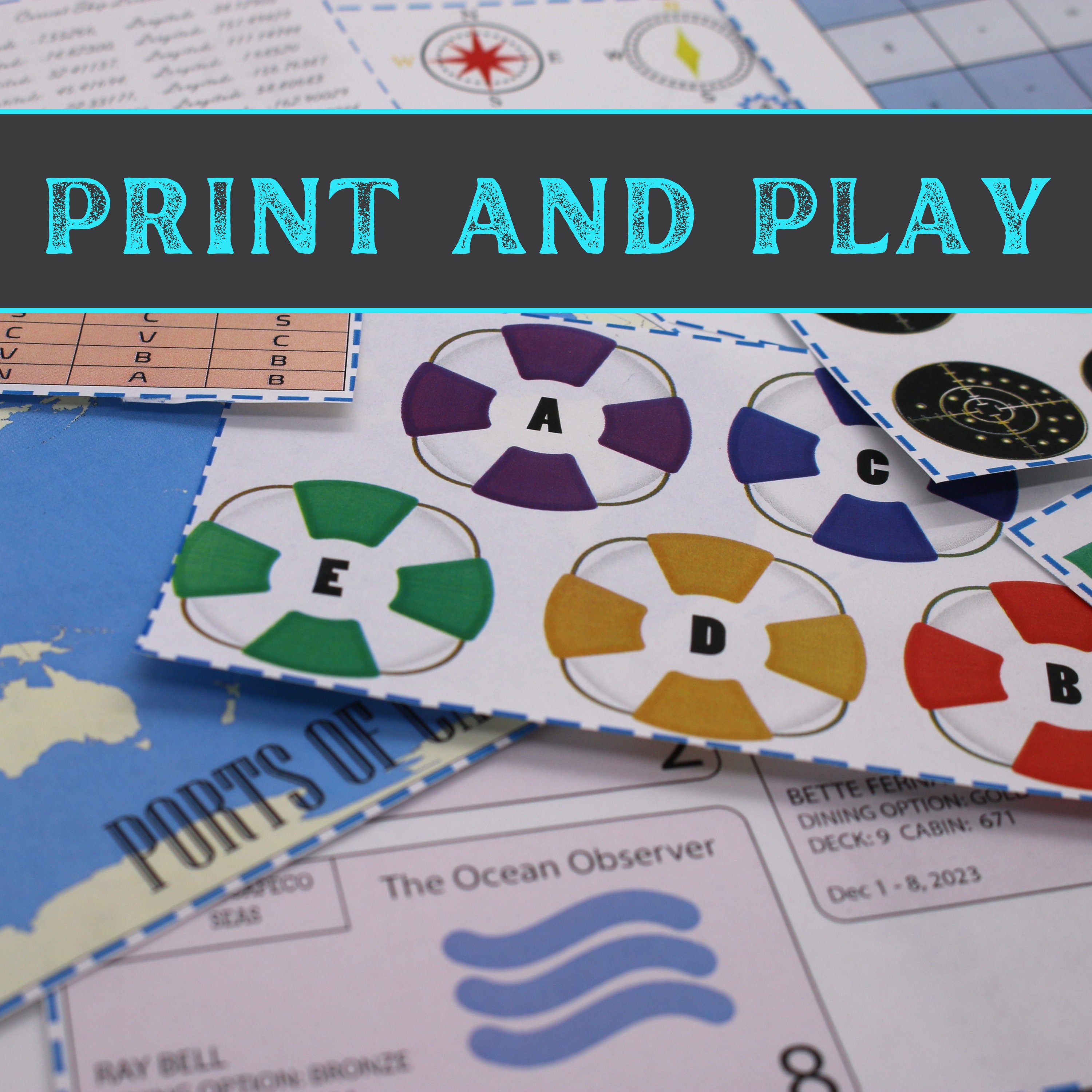 Escape Room Game Printable - Cruise Ship Escape - Office Teams, Adults ...