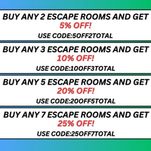 Escape Room Game Printable - Office Escape - Office Teams, Adults ...