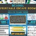 Escape Room Game Printable Pirate Ship Escape Office Teams, Adults ...