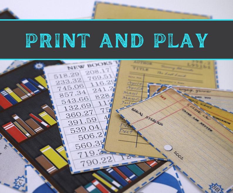 Escape Room Game Printable Library Escape Office Teams - Etsy