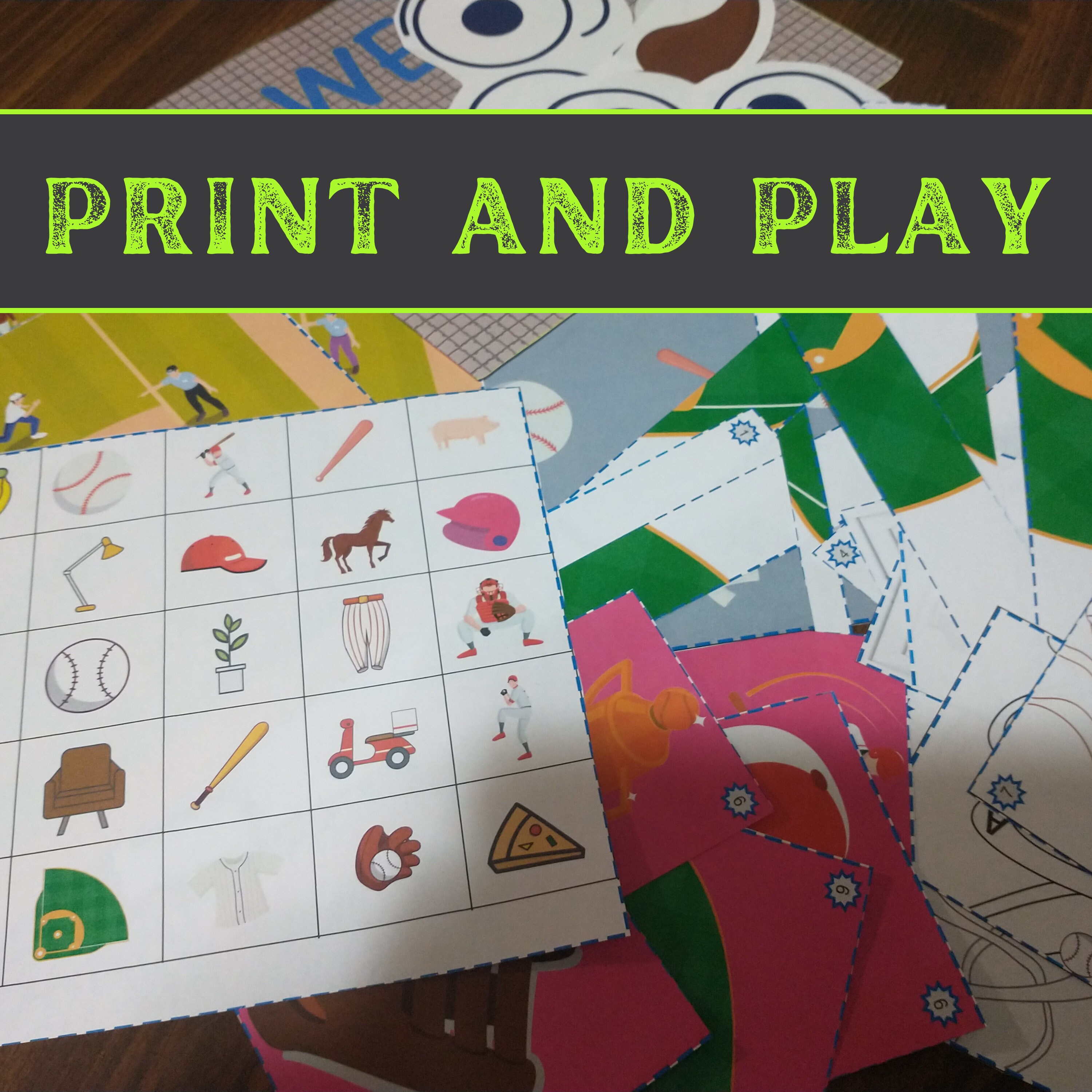 Kids Escape Room Game Printable Kit - Baseball Escape - DIY Party Game ...