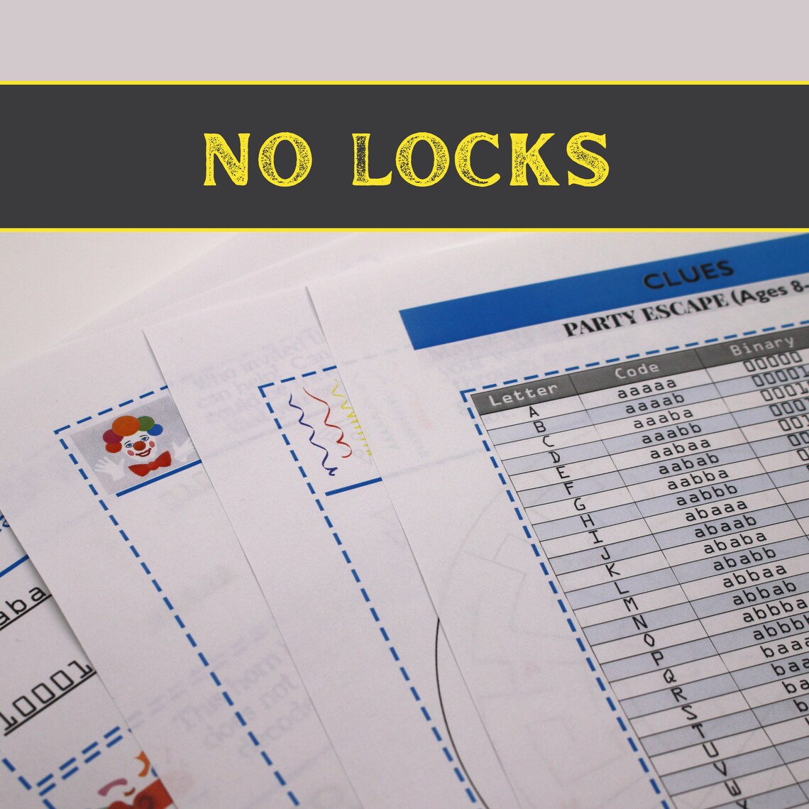 Kids Escape Room Game Printable - Party Escape - DIY Party Game for ...