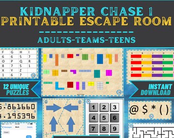 Escape Room Game Printable Library Escape Office Teams, Adults, Teens ...