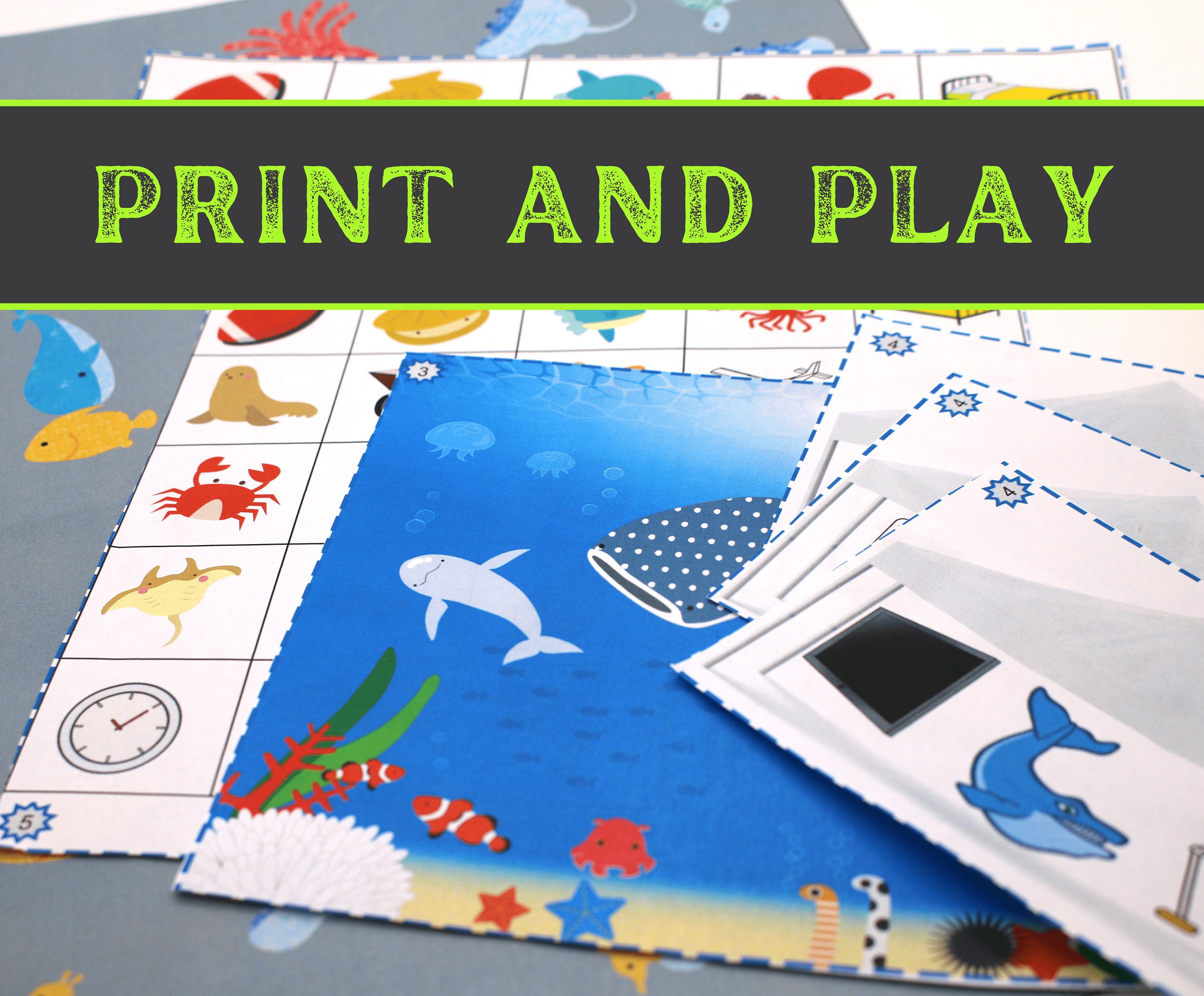 Escape Room Game Printable for Kids Ocean Escape DIY Party - Etsy UK