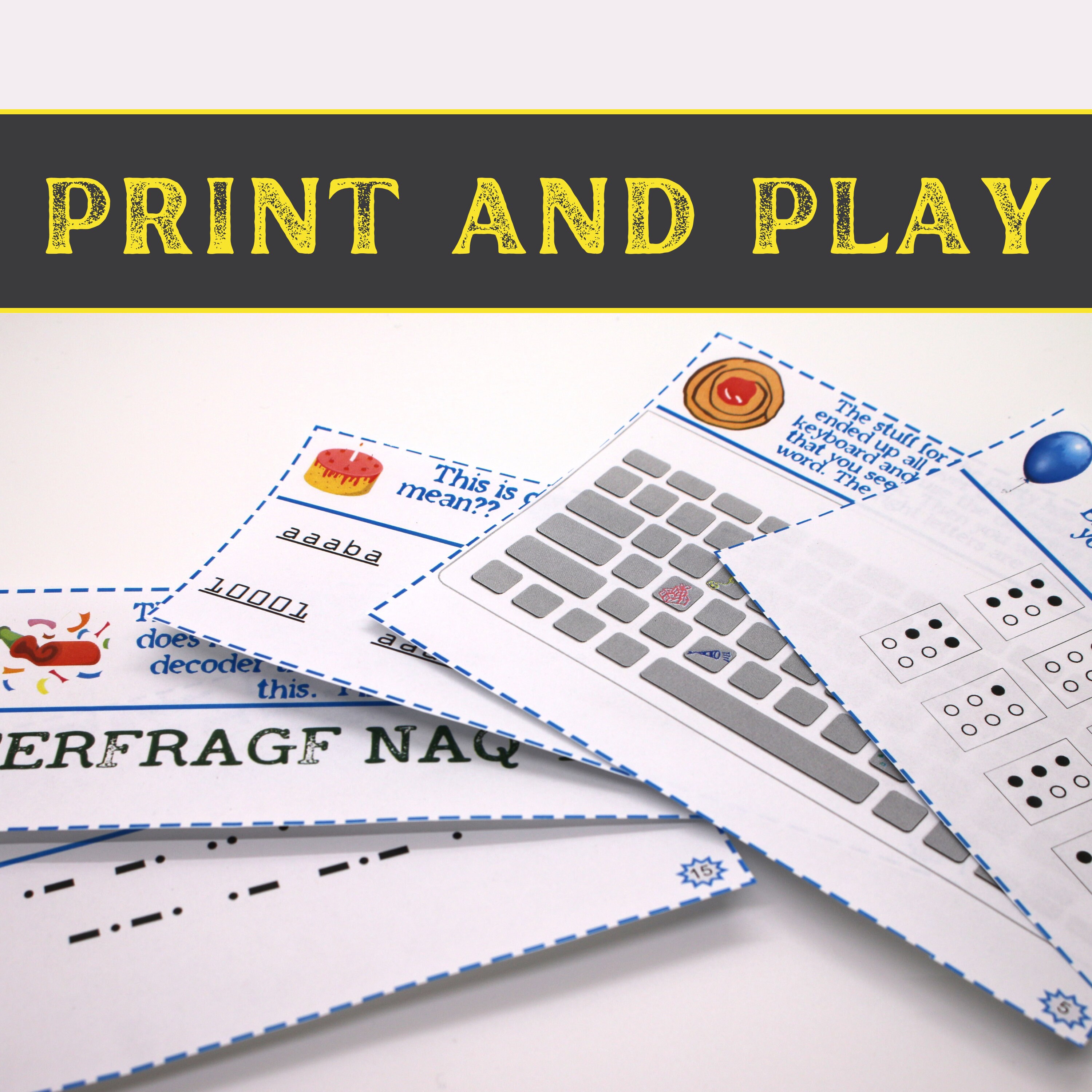 Kids Escape Room Game Printable - Party Escape - DIY Party Game for ...