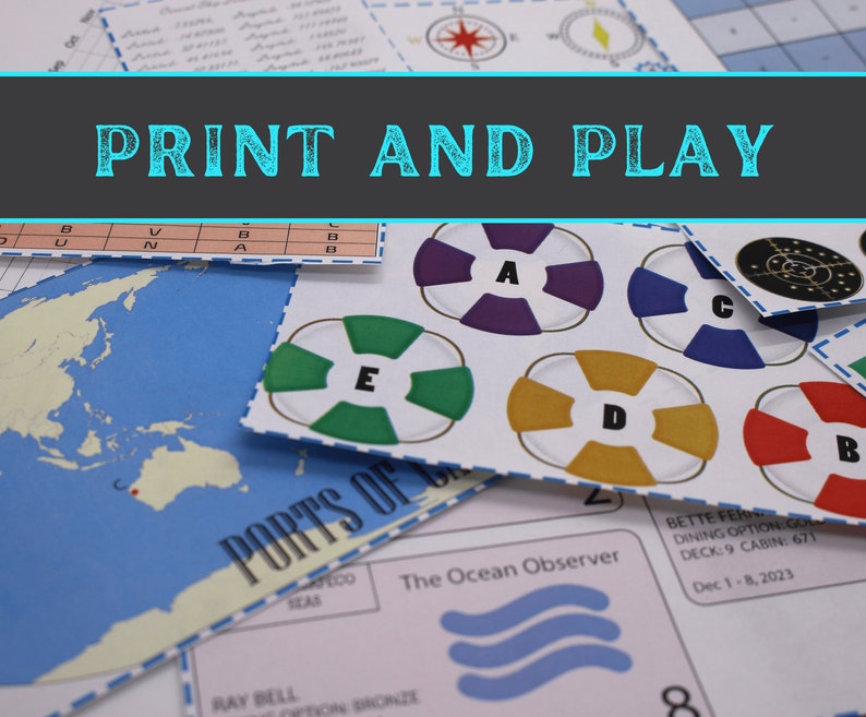 Escape Room Game Printable Cruise Ship Escape Office - Etsy