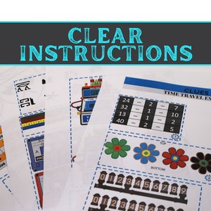 Escape Room Game Printable Time Travel Escape Office - Etsy