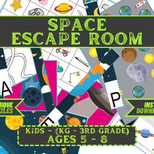 Kids Escape Room Game Printable Party Escape DIY Party - Etsy