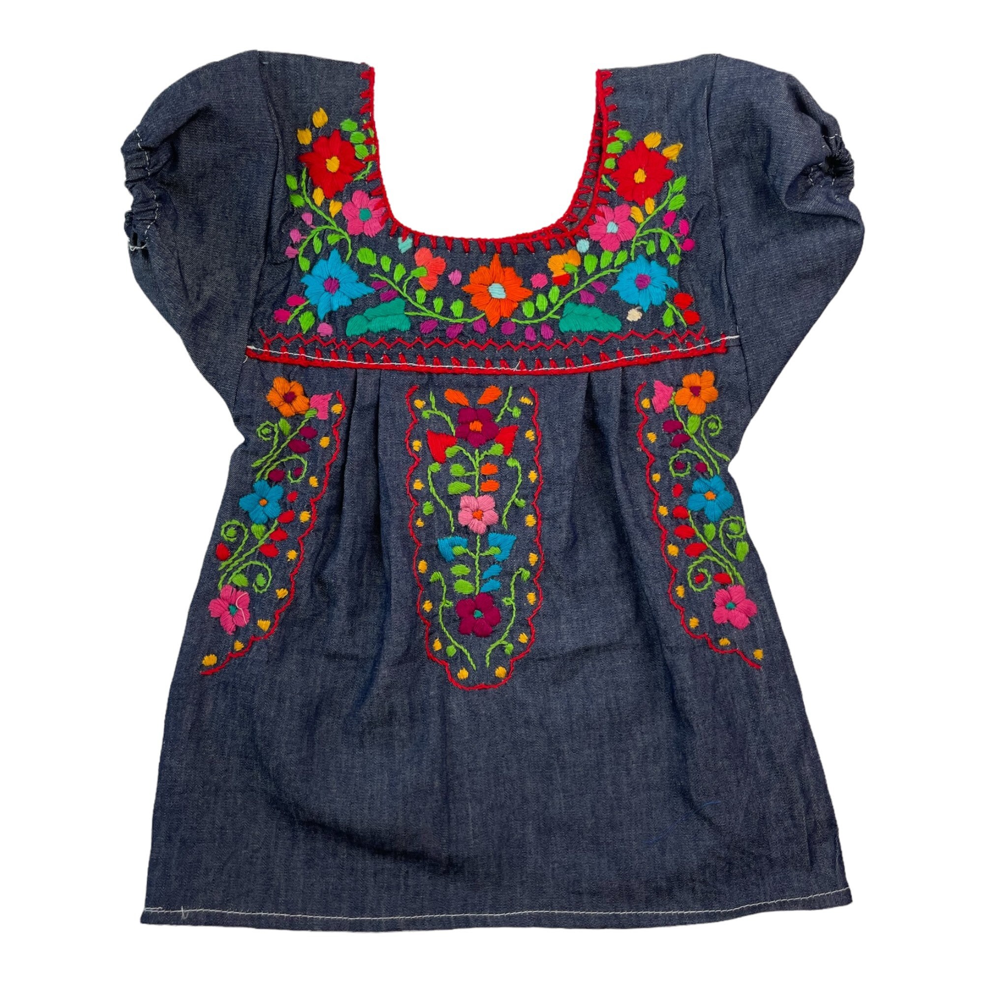 Traditional Mexican Blouse | Blusa Tradicional Mexicana | Embroidered ...