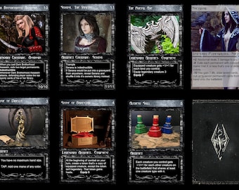 Mtg Skyrim Card - Etsy