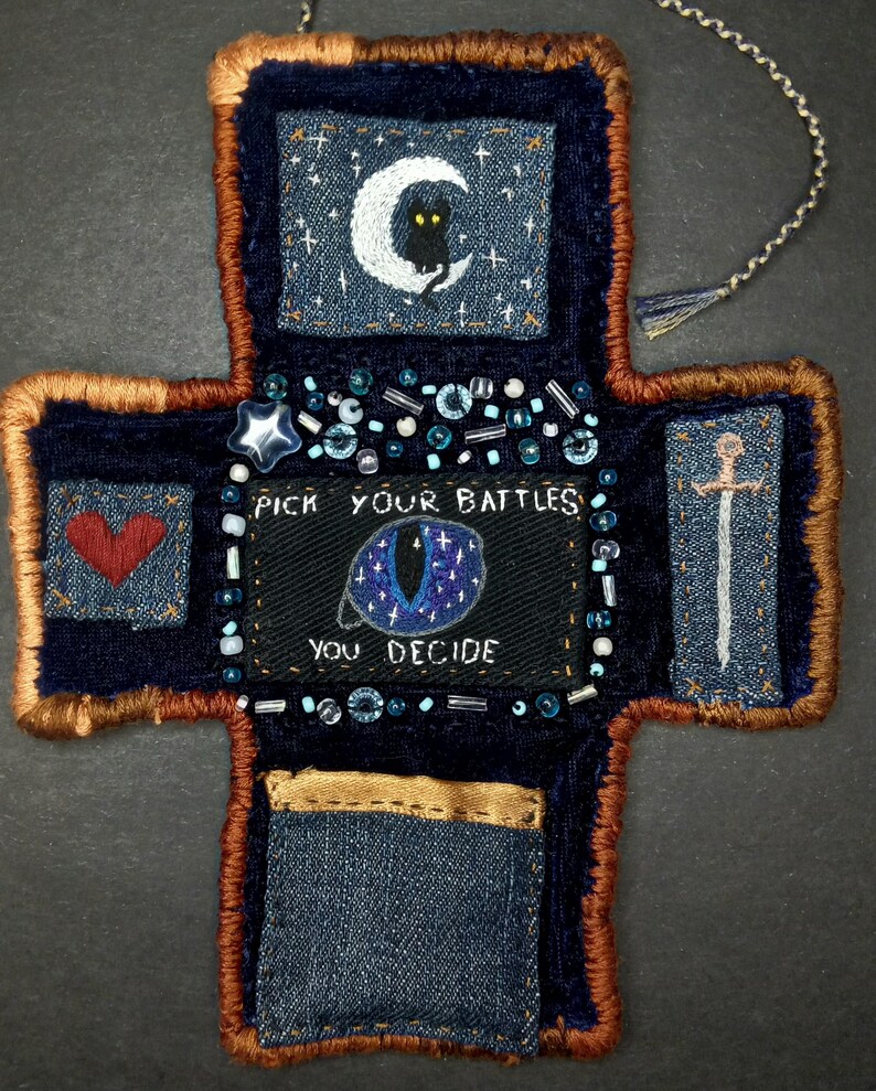 Pick Your Battles Pocket Shrine - Etsy