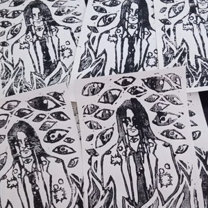 Gerry Keay (TMA) Linocut Print - Etsy