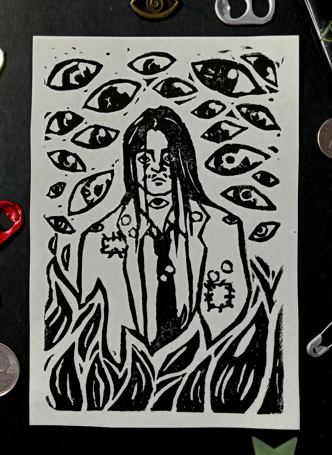 Gerry Keay (TMA) Linocut Print - Etsy