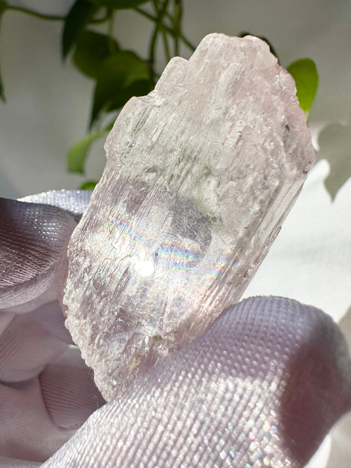 Rare Pink Kunzite Crystal, Afghanistan Spodumene Mineral Specimen - Etsy