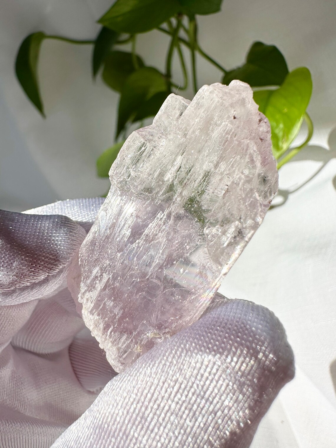 Rare Pink Kunzite Crystal, Afghanistan Spodumene Mineral Specimen - Etsy