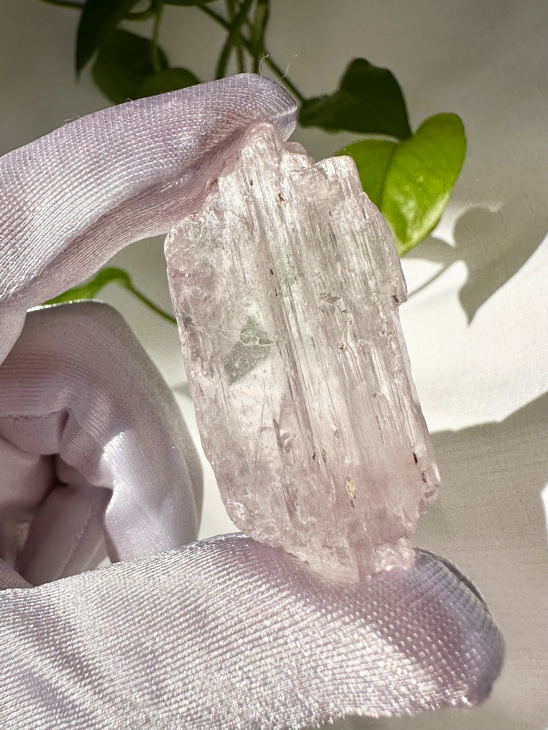 Rare Pink Kunzite Crystal, Afghanistan Spodumene Mineral Specimen - Etsy