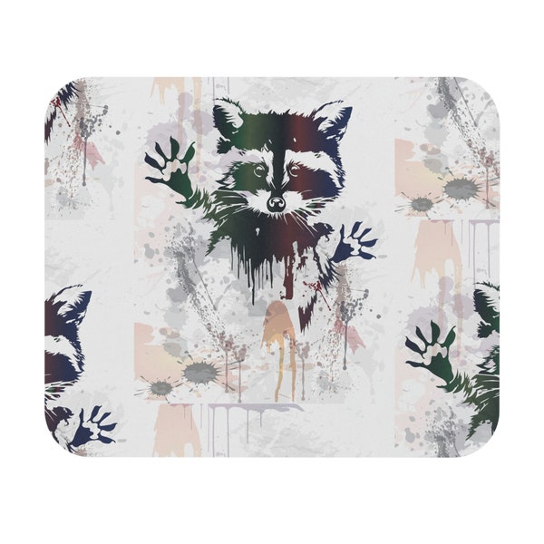 Raccoon Trash Mousepad - Etsy