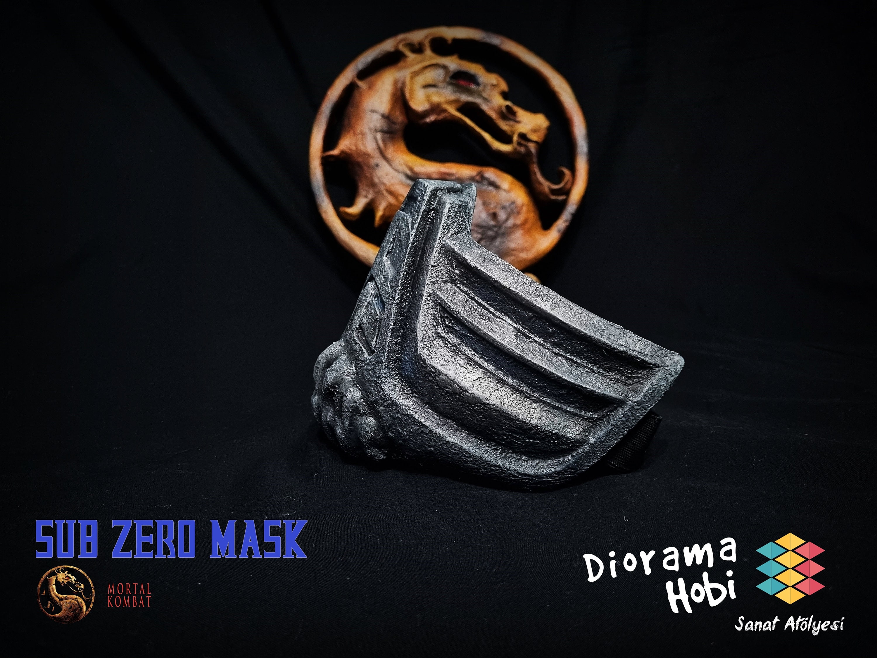 Mortal Kombat Sub Zero Mask from the Movie 1995 - Etsy