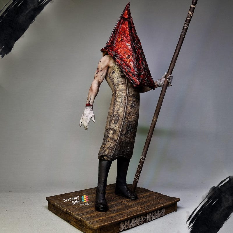 Red Pyramid - Etsy