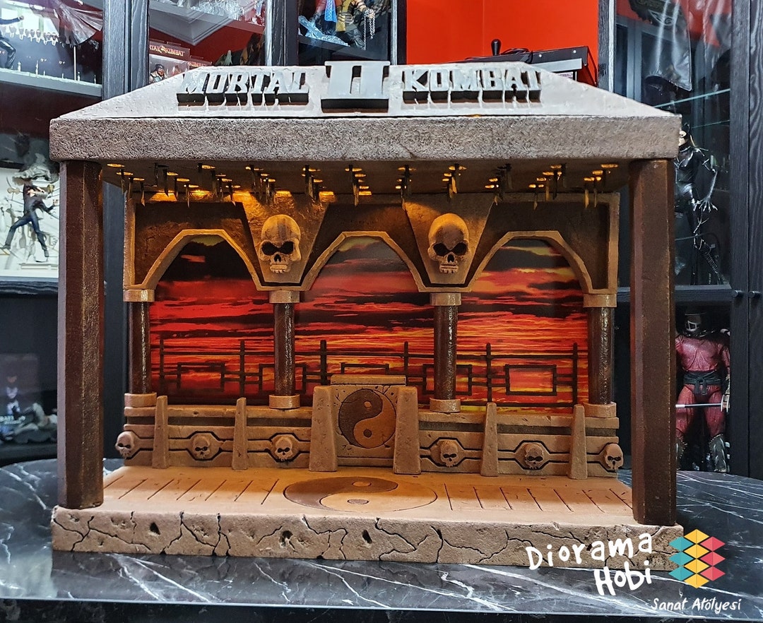 Mortal Kombat Kombat Tomb Diorama - Etsy