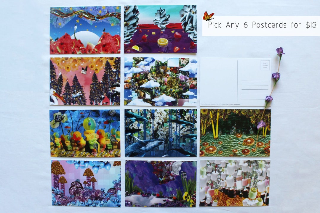 Pick Any 10 Postcard Pack - Etsy
