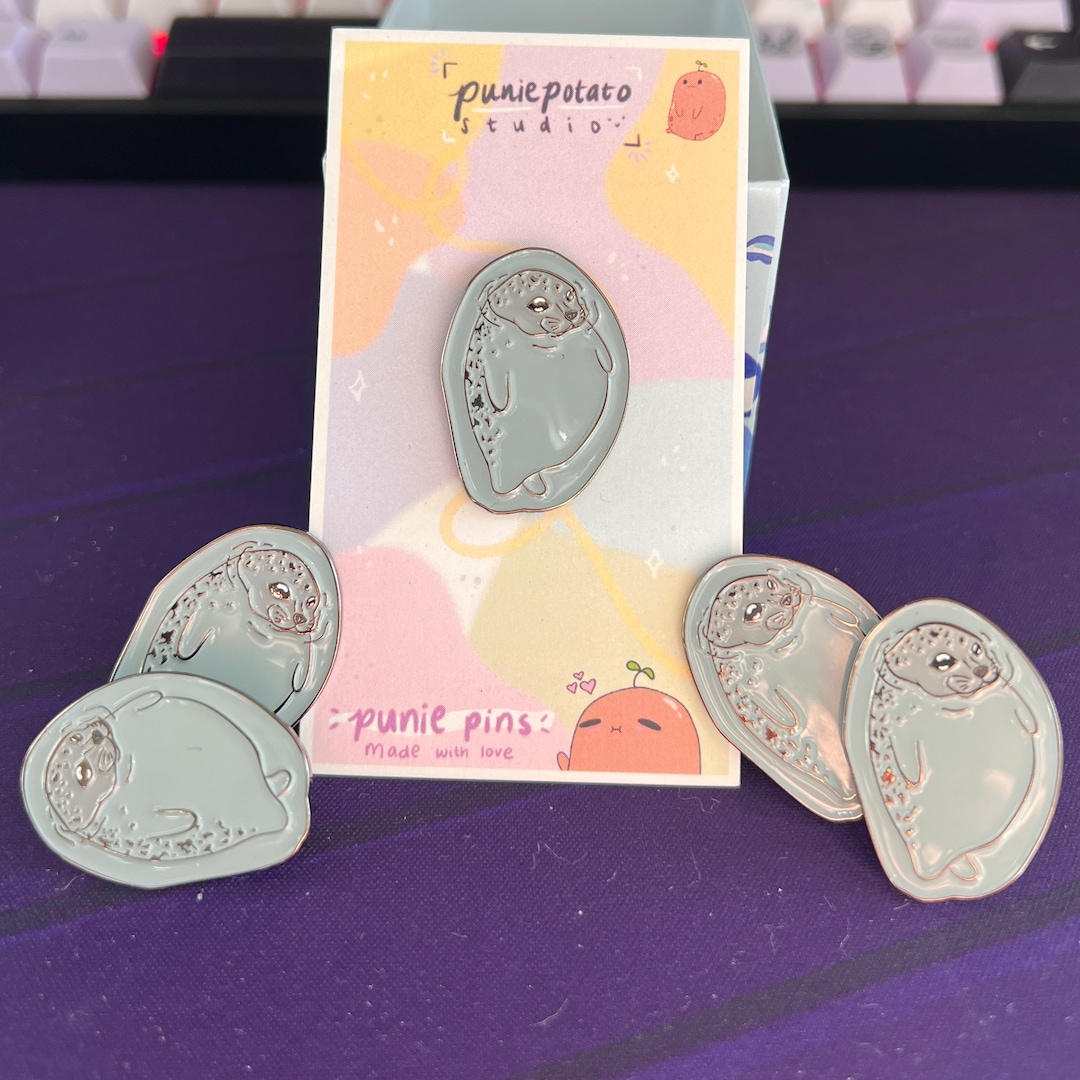 Adorable Chonky Ringed Seal - Enamel Pin - Etsy UK