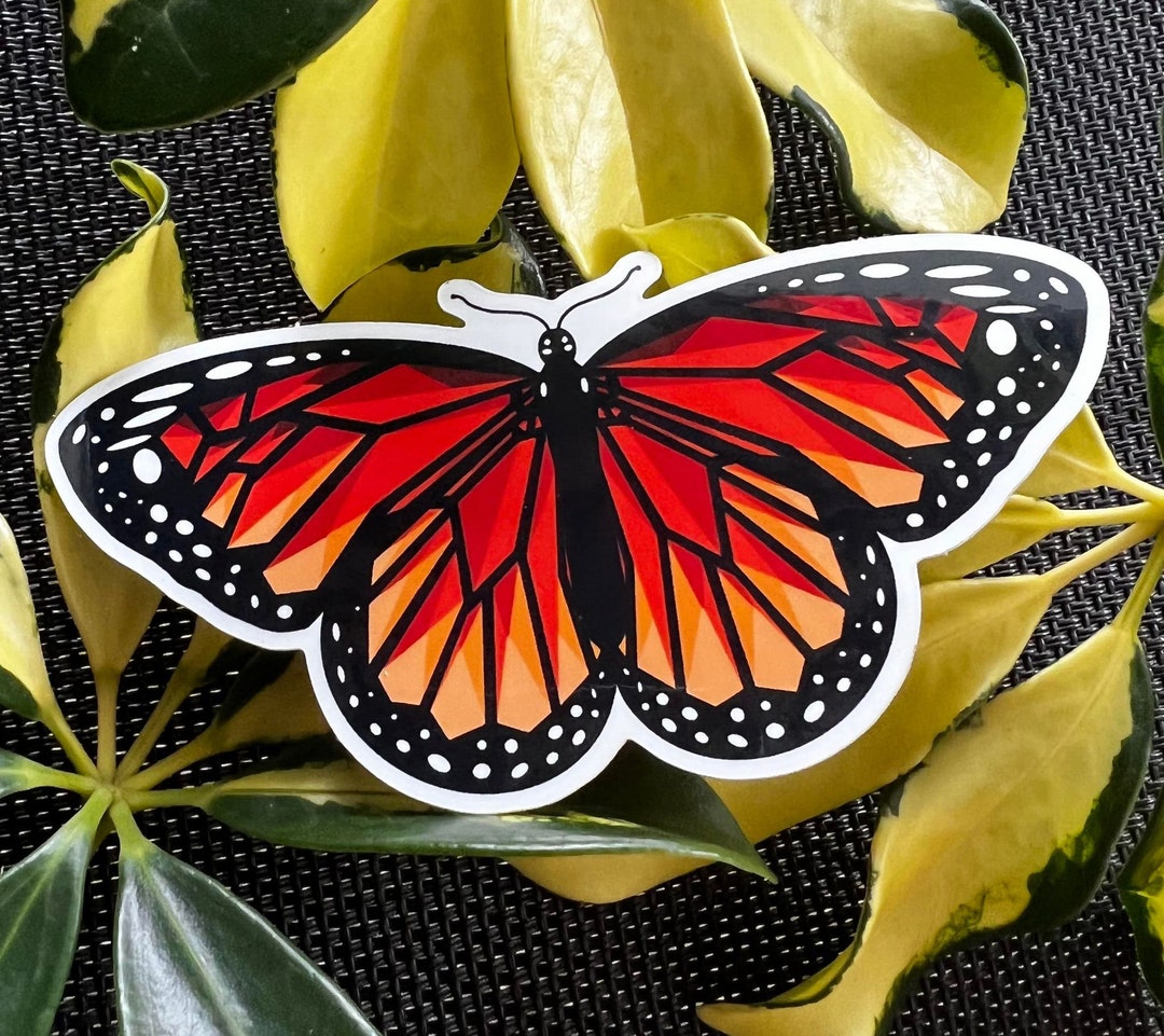 Monarch Sticker, Monarch Butterfly Sticker - Etsy