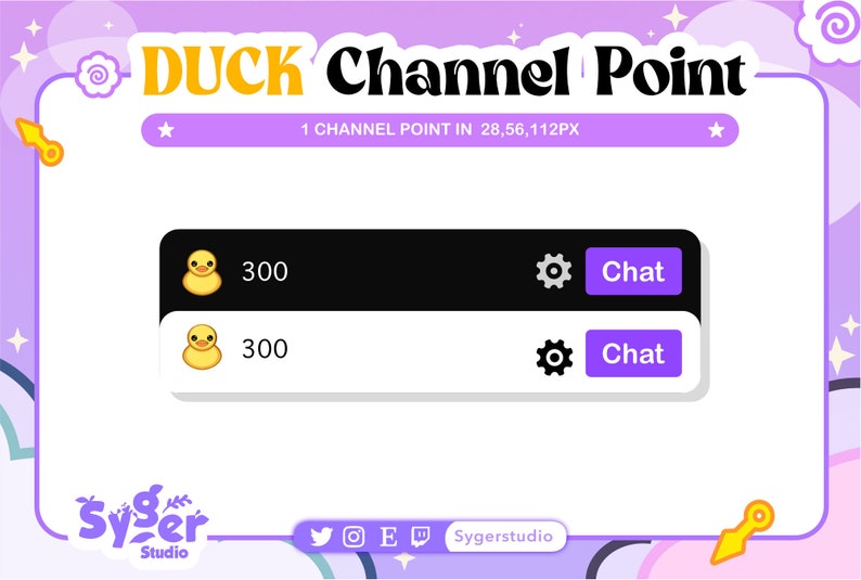 Duck Channel Point Icon for Twitch (digital File) - Etsy