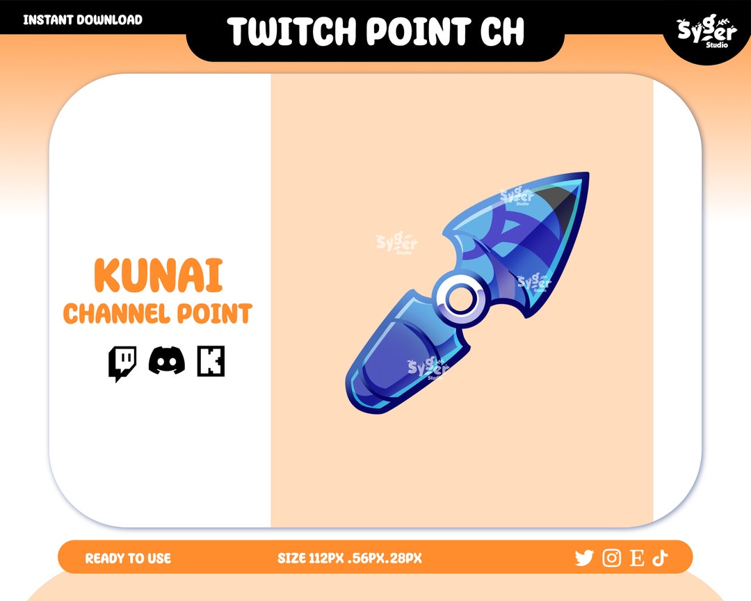 Valorant Kunai Channel Points for Twitch | Twitch Channel Point Icon ...