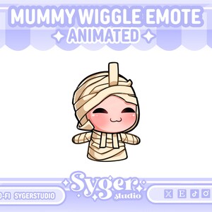 Mummy Wiggle Animated Emote Twitch, Discord, Kick Emotes Instant ...