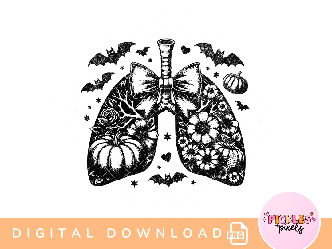 Halloween Respiratory Therapist PNG, Fall Nurse Design, Lung Health PNG ...