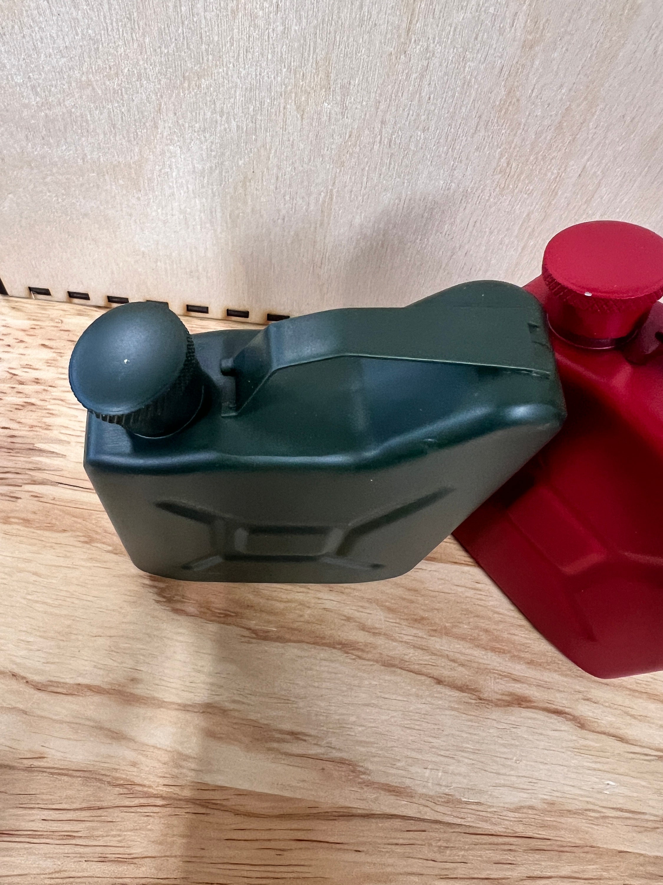 NATO Style Fuel Can/jerry Can Flask - 5oz Blank - Fuel Red or NATO ...