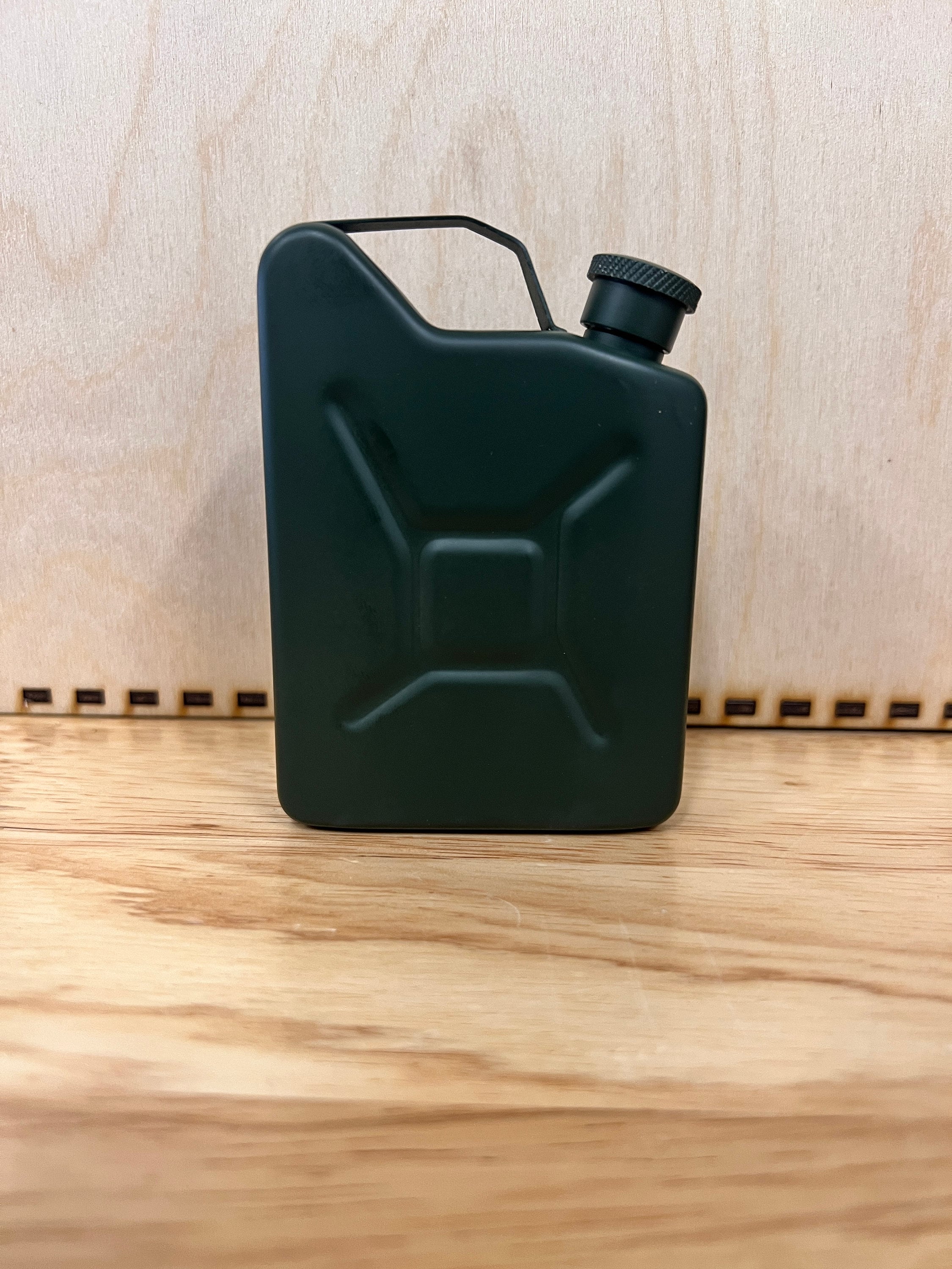 NATO Style Fuel Can/jerry Can Flask - 5oz Blank - Fuel Red or NATO ...