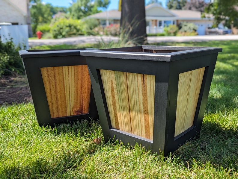 Handcrafted Wooden Planter Boxes - Made to Order - Etsy