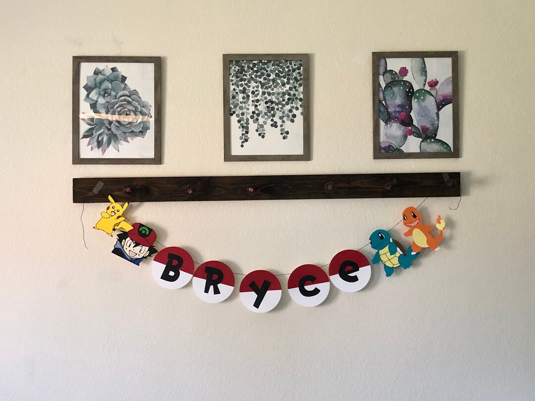 Customizable POKÉMON Inspired Birthday Banner - Etsy
